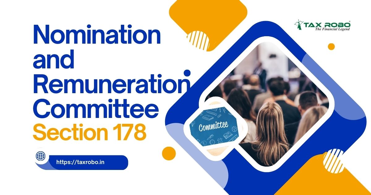 Section 178. Nomination and Remuneration Committee under the companies ...