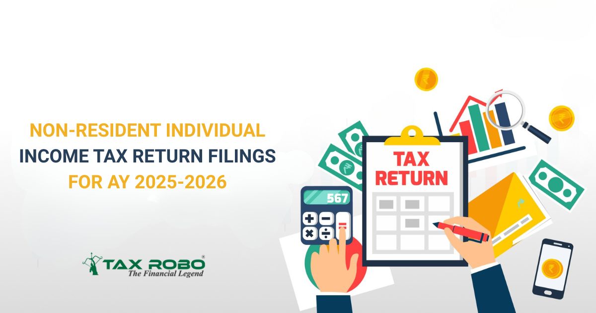Non-Resident Individual Income Tax Return Filings for AY 2025-2026 ...