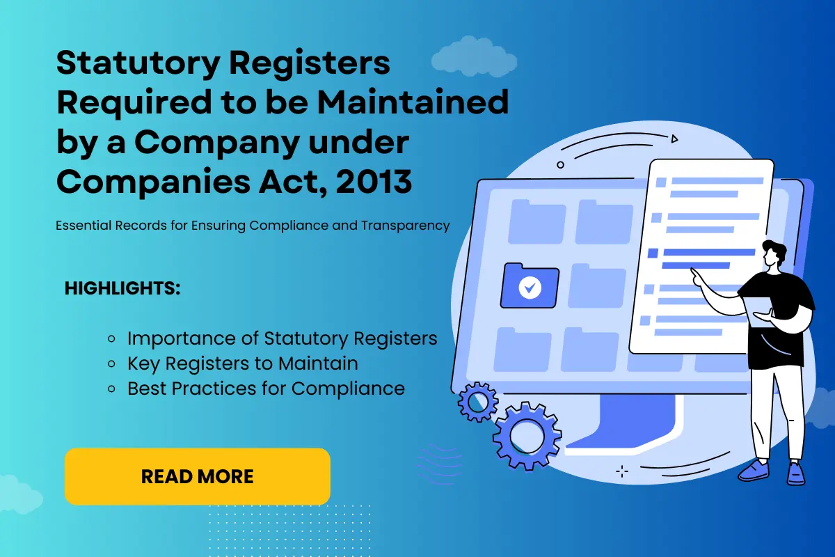 Electronic Mode of Maintaining Statutory Registers: Provisions and ...