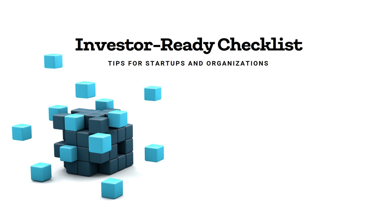 How can I ensure my startup is investor-ready from day one? - Latest ...